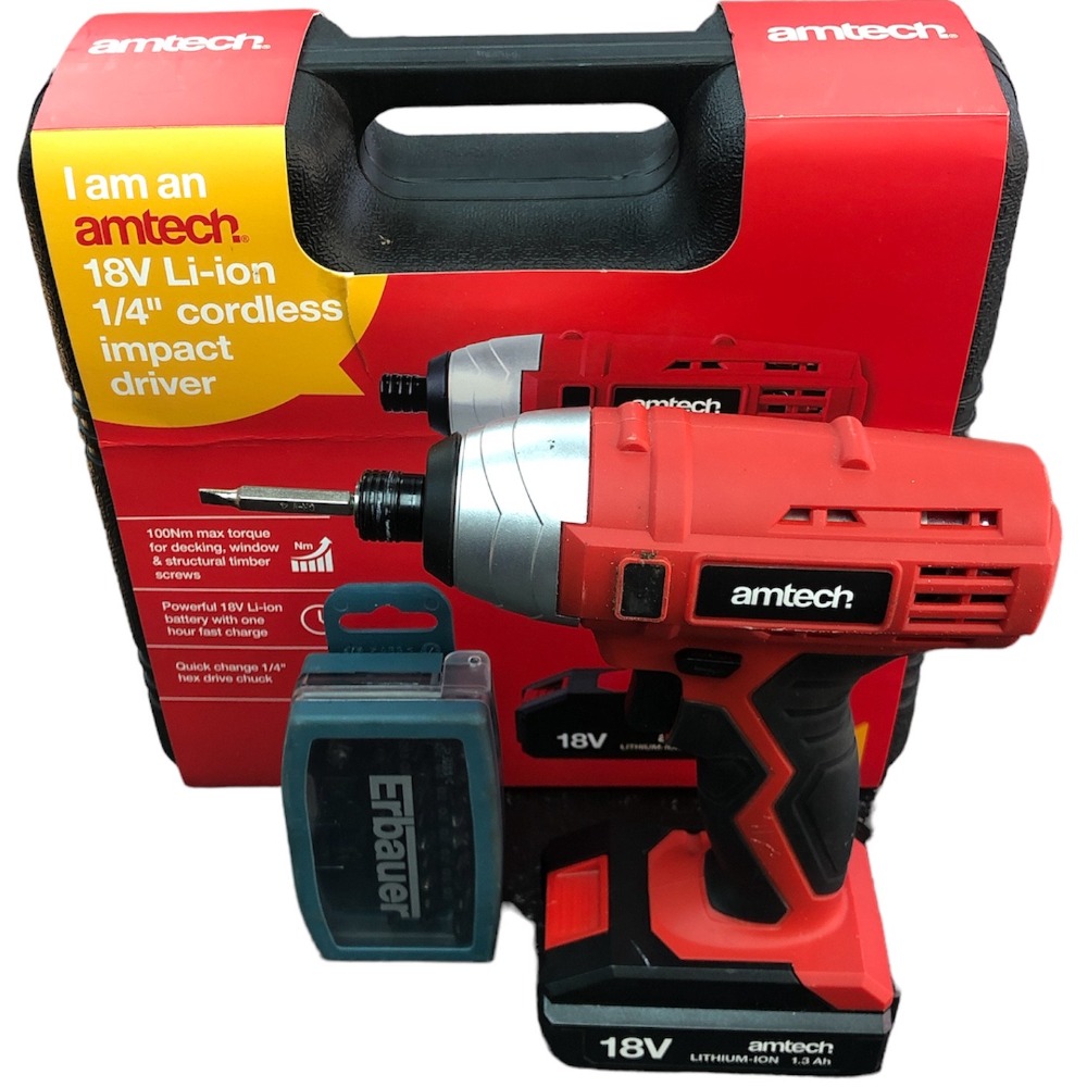 Amtech Drill + Erbauer Drill Bits - Own4Less